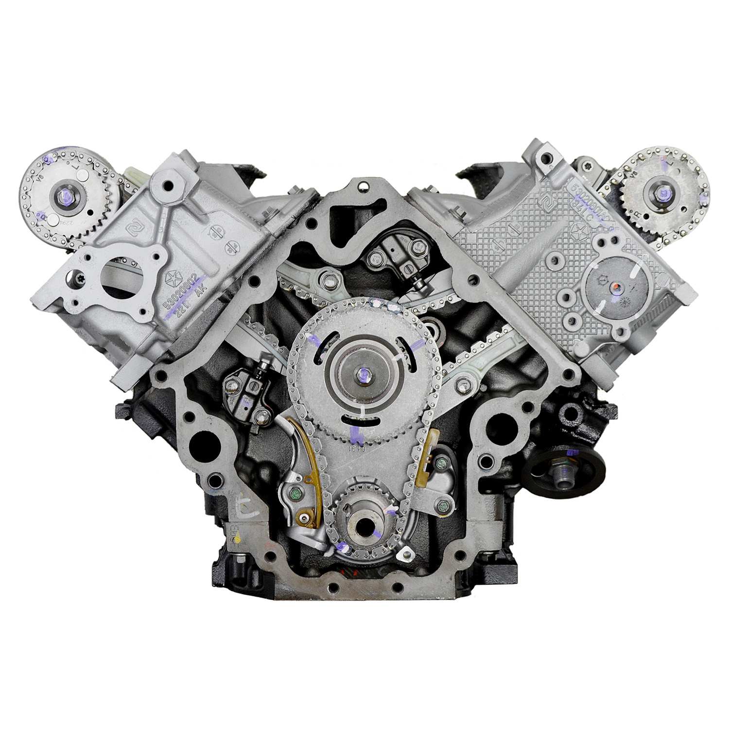 Chrysler 4.7L V8 Remanufactured Engine - 2003- 32 Tooth With EGR 4x4 ...